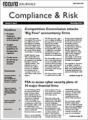 PDP Journals: Compliance & Risk - the leading journal on European ...